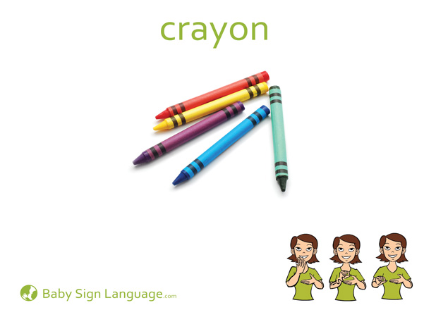 Crayon Flash Card