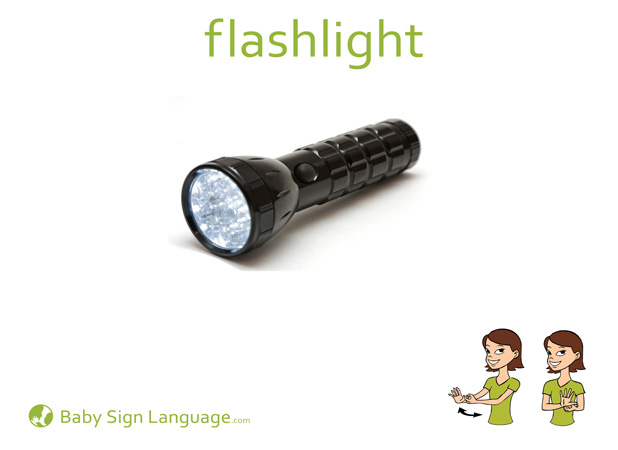 Flashlight Flash Card