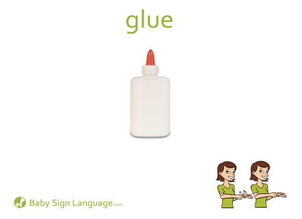 Glue Flash Card
