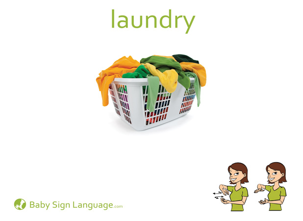 Laundry Flash Card