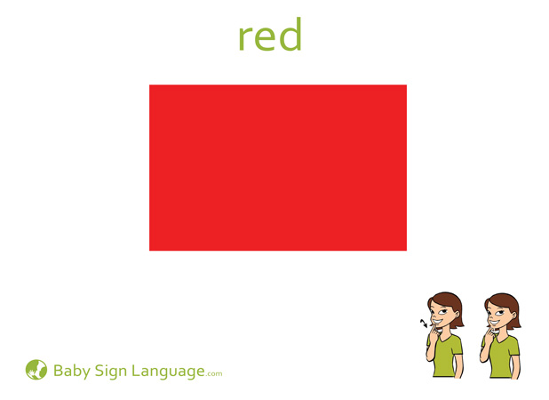 Red Flash Card