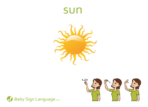 Sun Flash Card