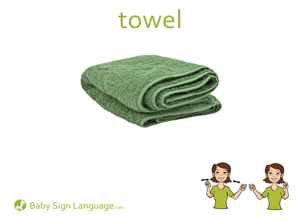 Towel Flash Card