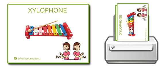 Baby Sign Language Flash Cards