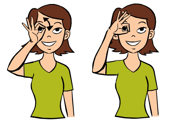 American Sign Language Pineapple